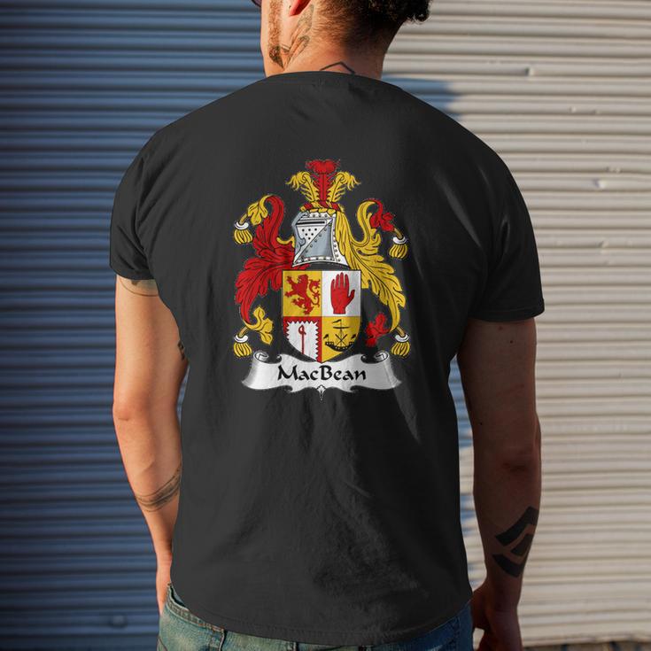 Macbean Family Crest Scottish Family Crests Mens Back Print T-shirt ...