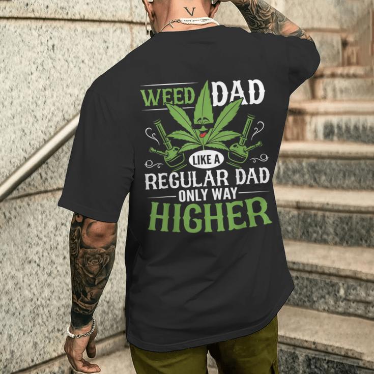 Marijuana Cannabis Smoke Weed Dad Like A Regular Dad Weed Men's T-shirt ...