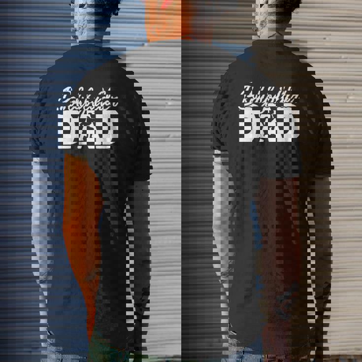 Mens Body Builder Body Builder Dad Father Mens Back Print T-shirt | Mazezy