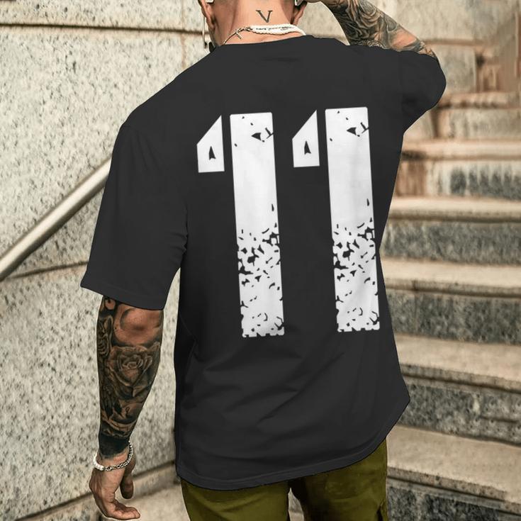 Number 11 Varsity Team 11Th Birthday & Eleven Years Old Men's T-shirt ...
