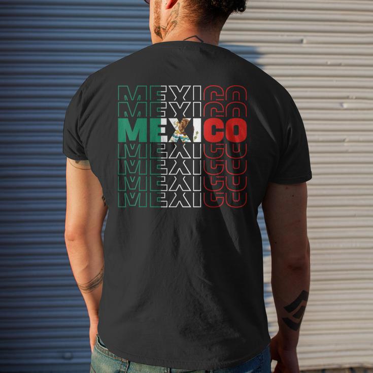 Hispanic Heritage Mexico Flag Proud Mexican Roots Pride Men's T-shirt ...