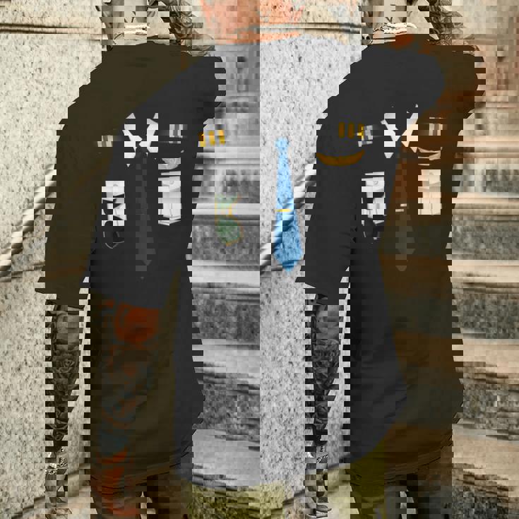 Pilot Uniform Costume Airplane Aviation Flying Airline Men's T-shirt ...