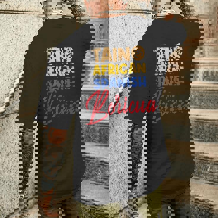 Puerto Rican Roots Boricua Taino African Spanish Puerto Rico Men's T ...