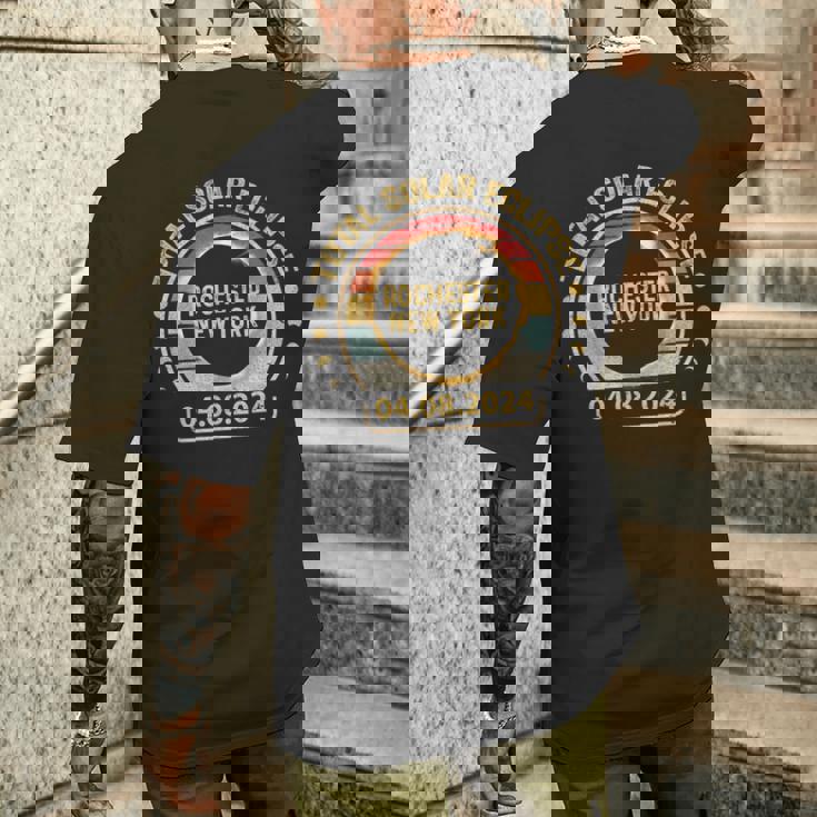 Rochester New York Ny Total Solar Eclipse Party 2024 Usa Map Men's T ...