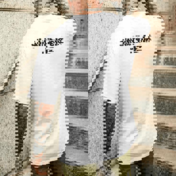 Skibiti Toilet Rizz Viral Influencer Brain Rot Slang Men's T-shirt Back Print | Mazezy