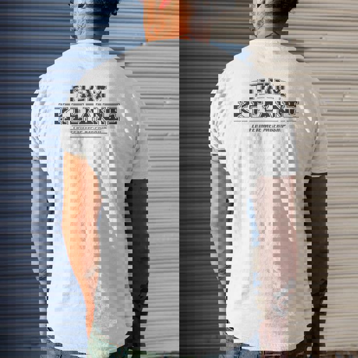 Team Keane Proud Family Surname Last Name Men's T-shirt Back Print ...