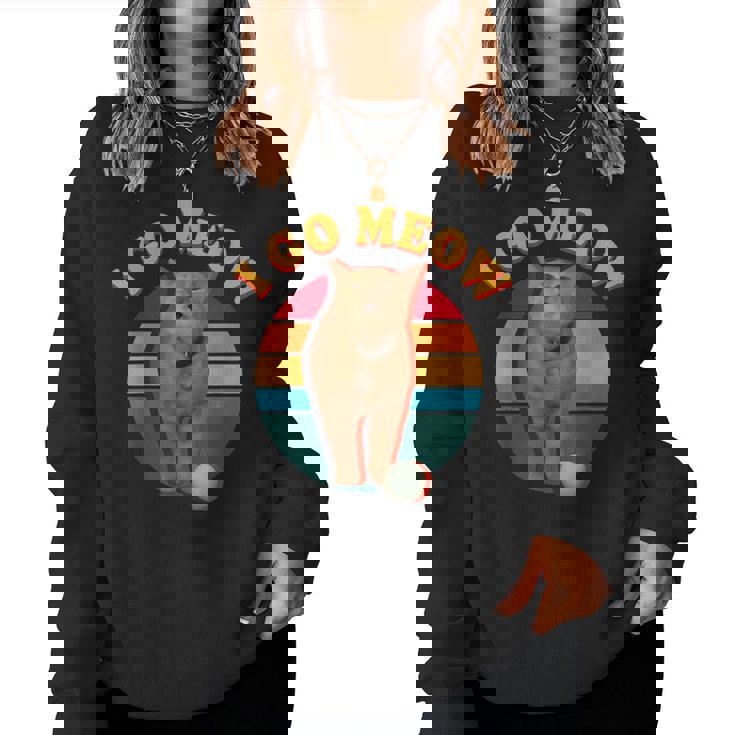 I Go Meow Meme Cat Lover Cat Dat Cat Mom Why You So Quiet Women T-shirt ...