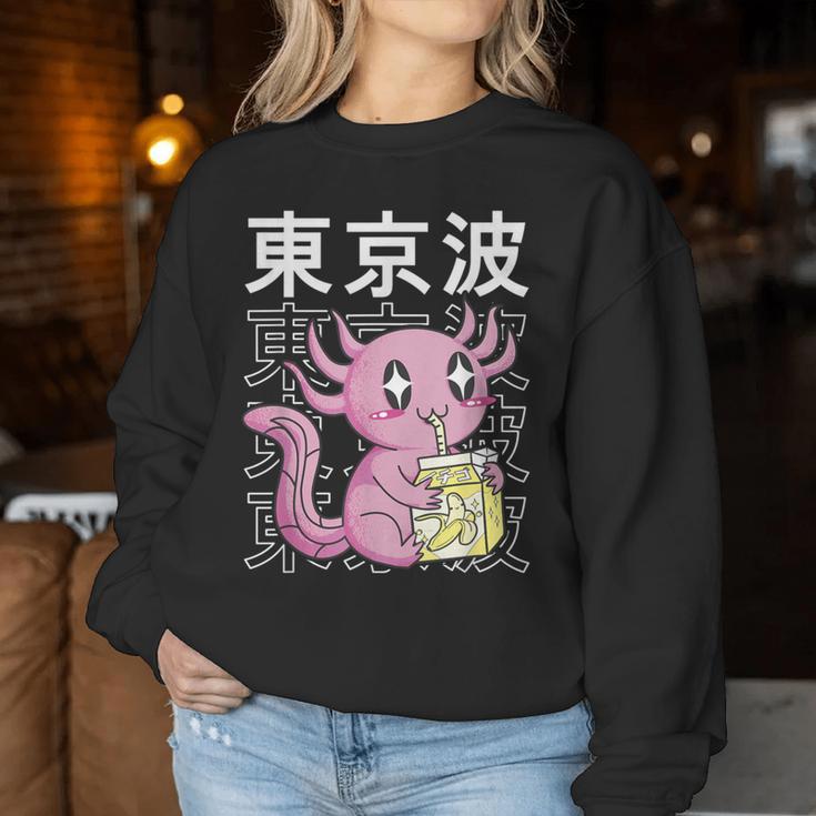 Axolotl Banana Milk Kawaii Estética Niños Adolescente Anime Chica ...