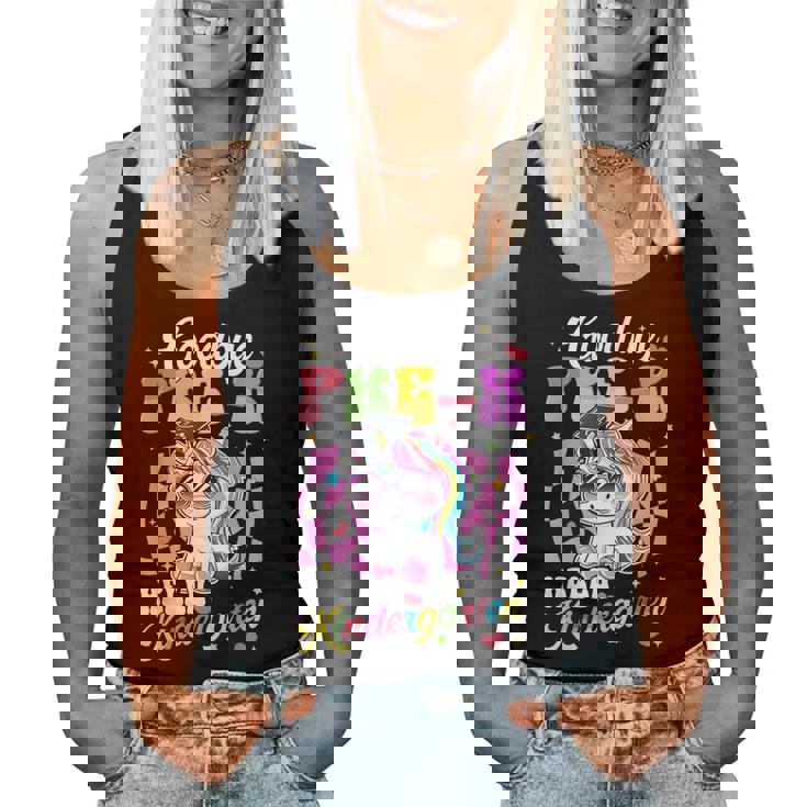 Girls Pre-K Graduation Cute Unicorn Preschool Graduate 2024 Women Tank ...