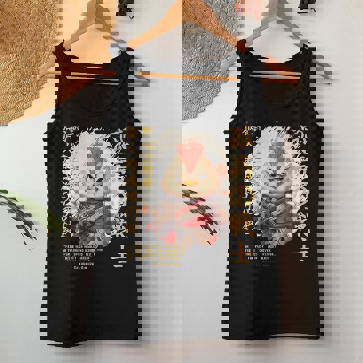 Cute Samurai Chicken Warrior Japanese Ninja Rooster Kawaii Women Tank ...