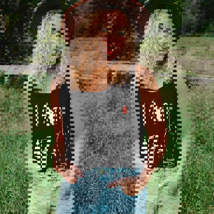 I Am 47 Plus 1 Middle Finger For A 48Th 48 Years Old Women Tank Top - Seseable