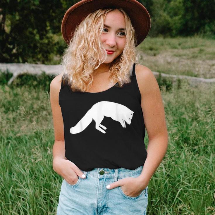 Cute Arctic Fox T For & Pouncing Arctic Fox Women Tank Top - Monsterry