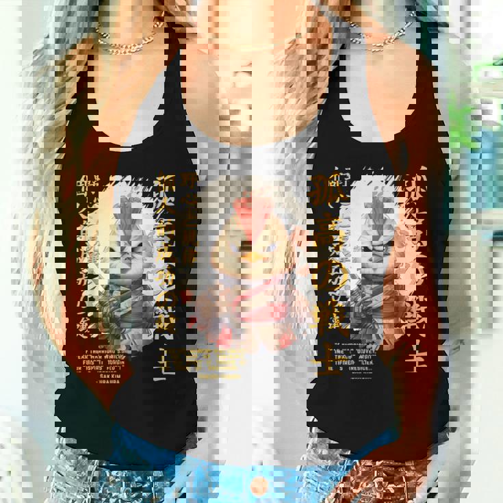 Cute Samurai Chicken Warrior Japanese Ninja Rooster Kawaii Women Tank ...