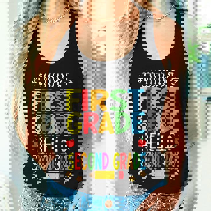 Goodbye First Grade Hello Second Grade Graduation 2024 Women Tank Top ...