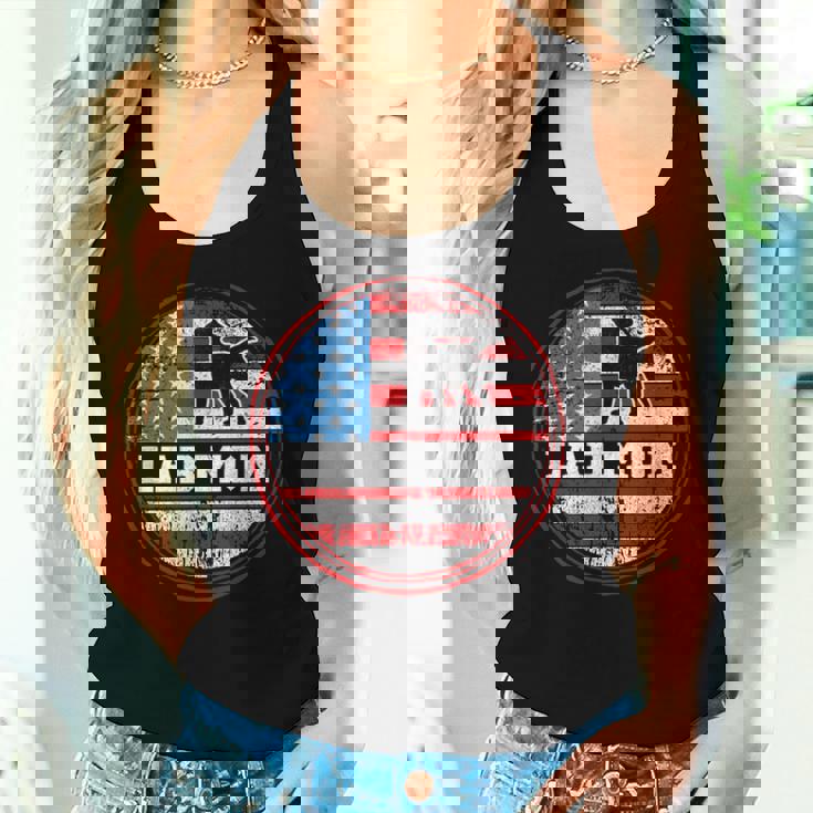 Lab Mom Chocolate Yellow Fox Red Matching Parents Women Tank Top ...