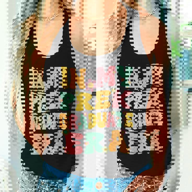 In My Prek Graduate Era Groovy Pre K Last Day Of Preschool Women Tank ...