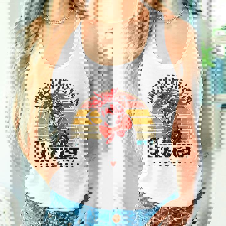 One Bad Mother Clucker Chicken Mom Mother Day Mama Hen Women Tank Top ...