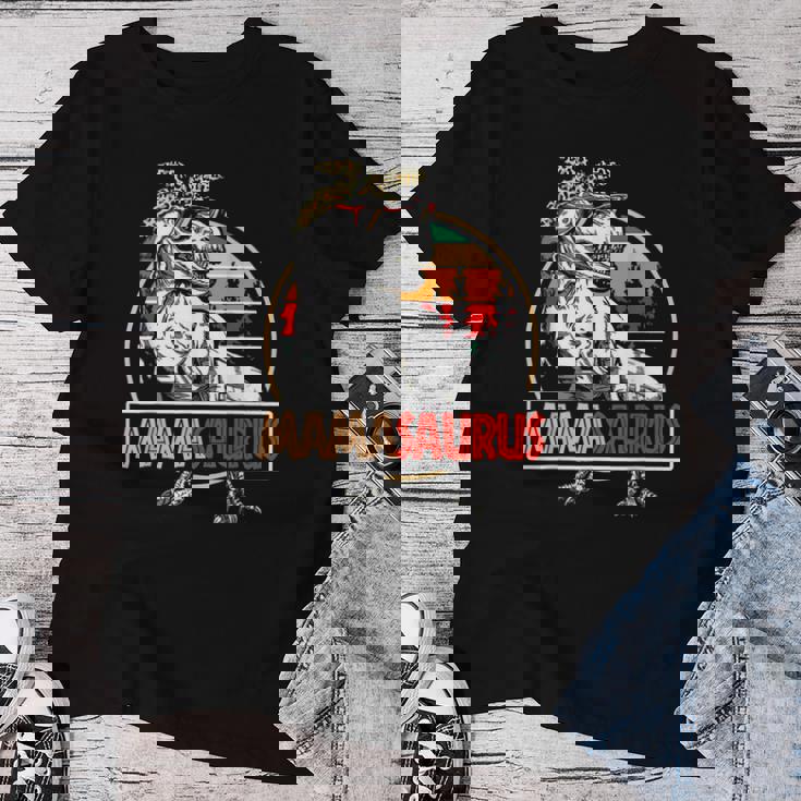 Mamasaurus T-Rex Dinosaur Mama For Mom Women T-shirt - Seseable