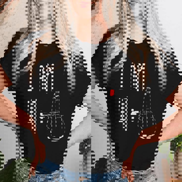 I Am 41 Plus 1 Middle Finger Girl 42Nd Birthday 42 Years Old Women T ...