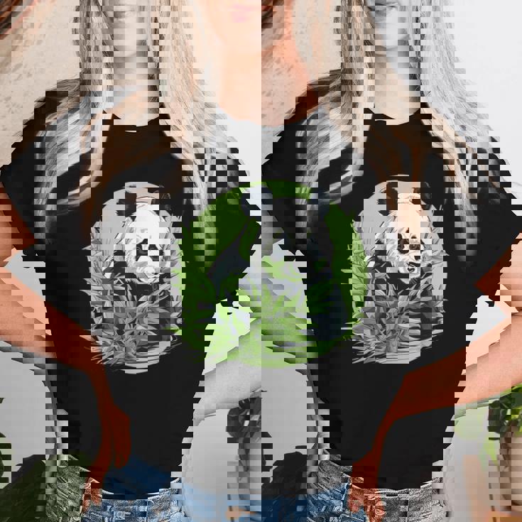 Oso Panda Estético I Panda Niños Camiseta de mujer - Regaloses