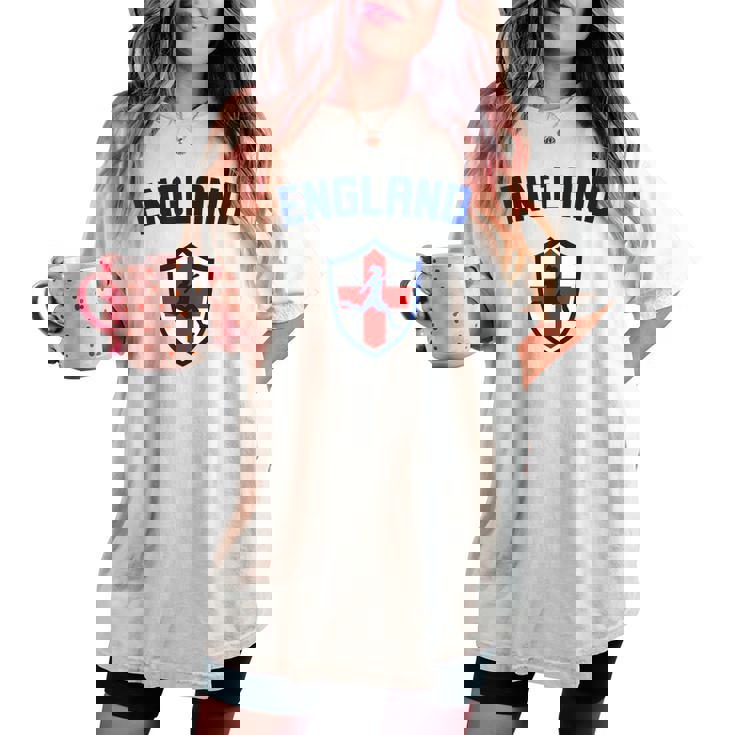 Lioness & England Flag Badge & Girls Pink Lionesses Women's Oversized ...