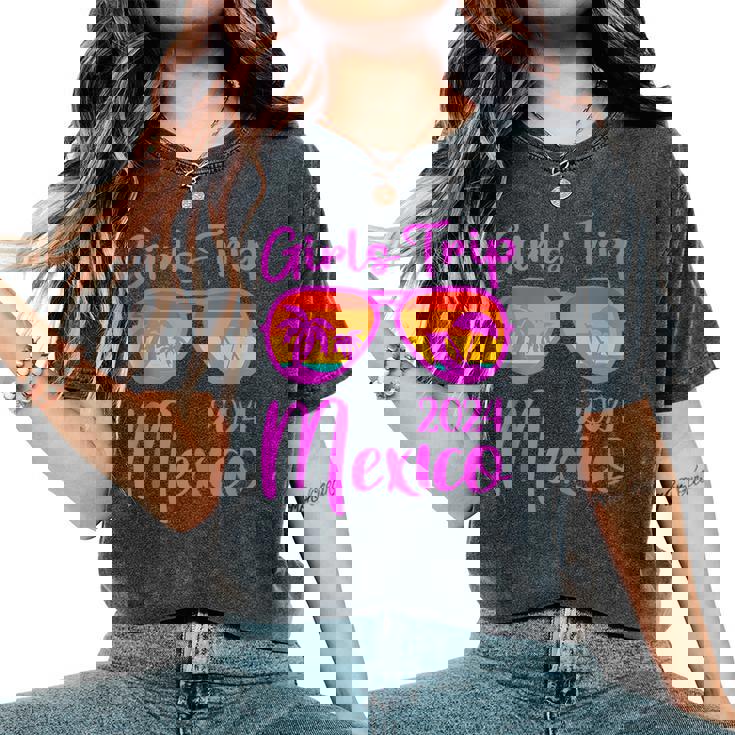 Girls Trip Mexico 2024 Weekend Birthday Party Women T-Shirt | Mazezy