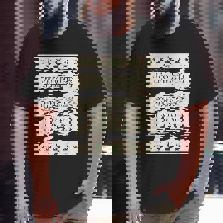 World's Dopest Dad Weed Marijuana Cannabis Leaf Adults Big and Tall Men ...