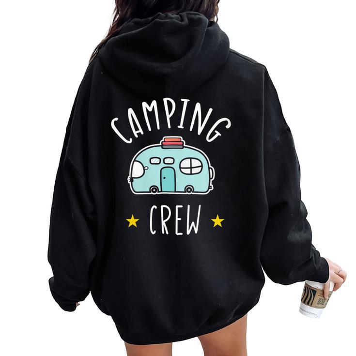 Caravan Camper Camping Crew Women Oversized Hoodie Back Print ...