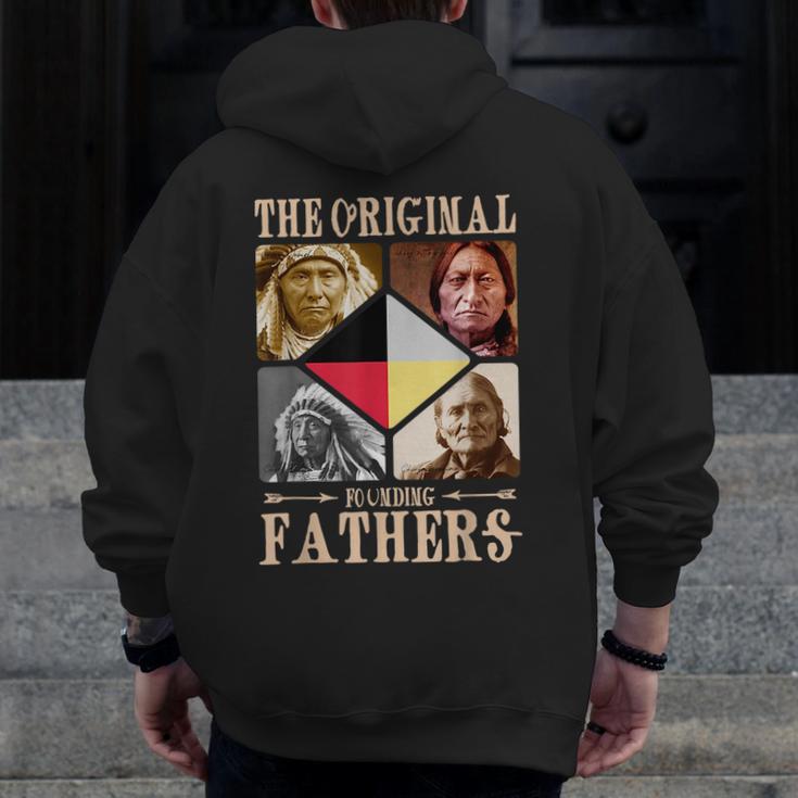 Original Founding Fathers Native American Retro Tribe Pride Zip Up ...