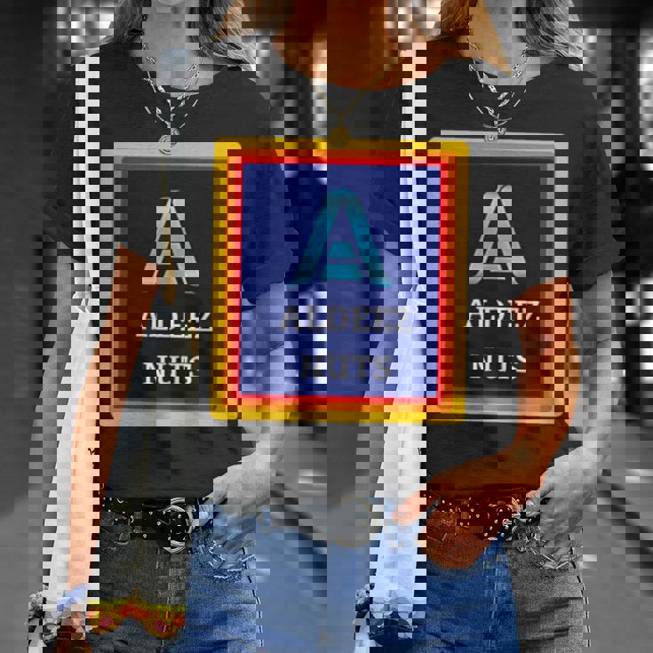 Aldeez Nuts Meme Deez Nuts Corner Logo T-Shirt - Monsterry