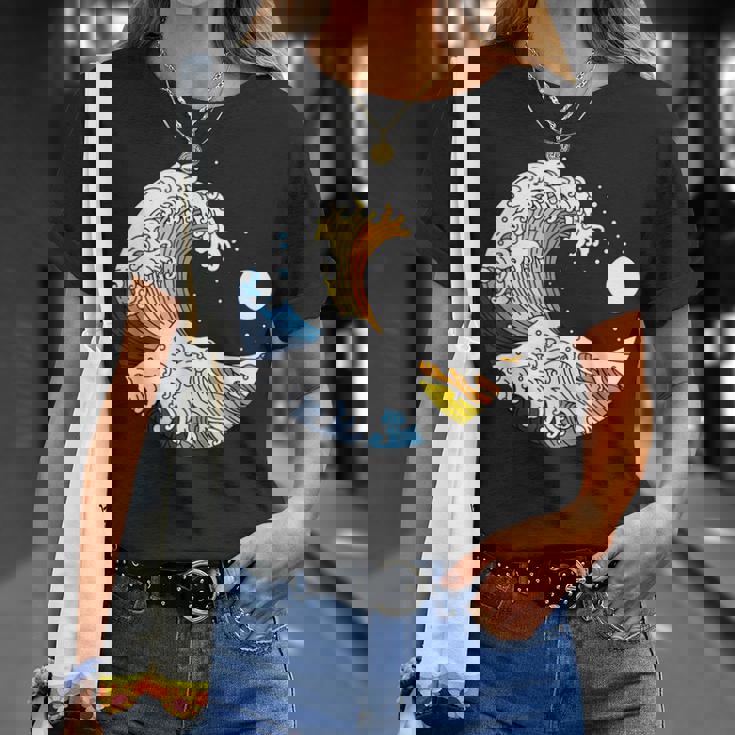 Aroace Pride Aro Ace Aromantic Asexual Flag Japan Great Wave T-Shirt ...