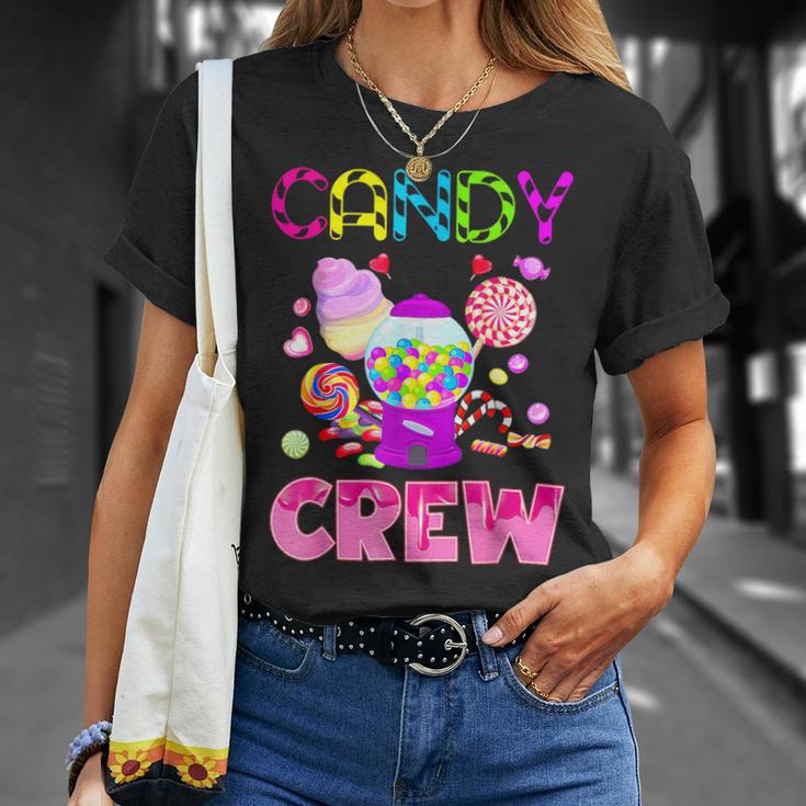 Candy Land Candy Crew Decorations Sweetie Candy Squad T-Shirt | Mazezy