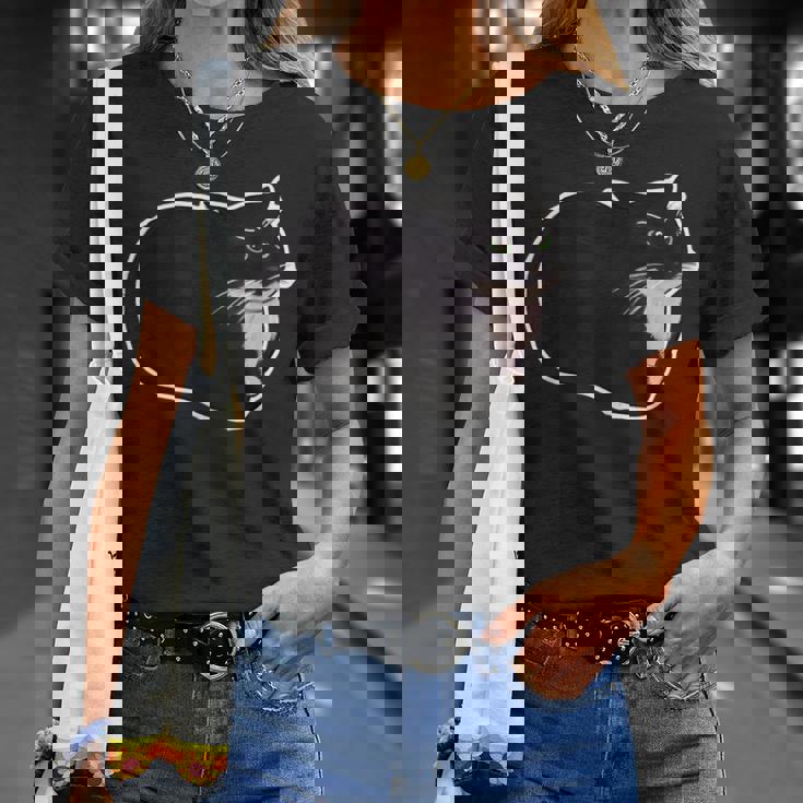 Cute Maxwell The Cat Meme Dingues Cat Spinning Cat Tuxedo T-Shirt ...