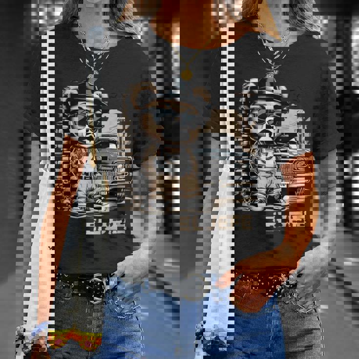 El Jefe Hip Hop Teddy Bear Lowrider Chicano Cholo T-Shirt - Monsterry