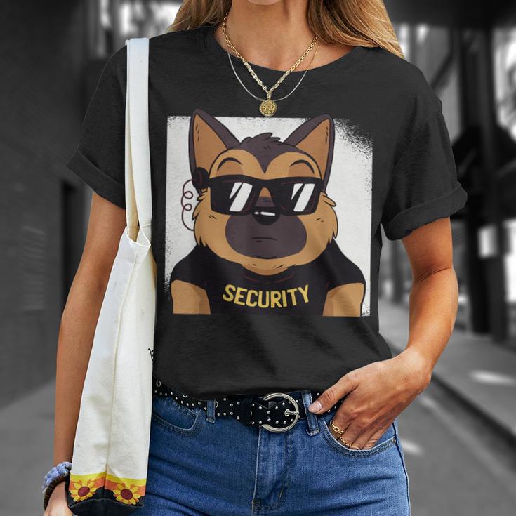 German Shepherd Security Guard Alsatian Dog T-Shirt - Monsterry