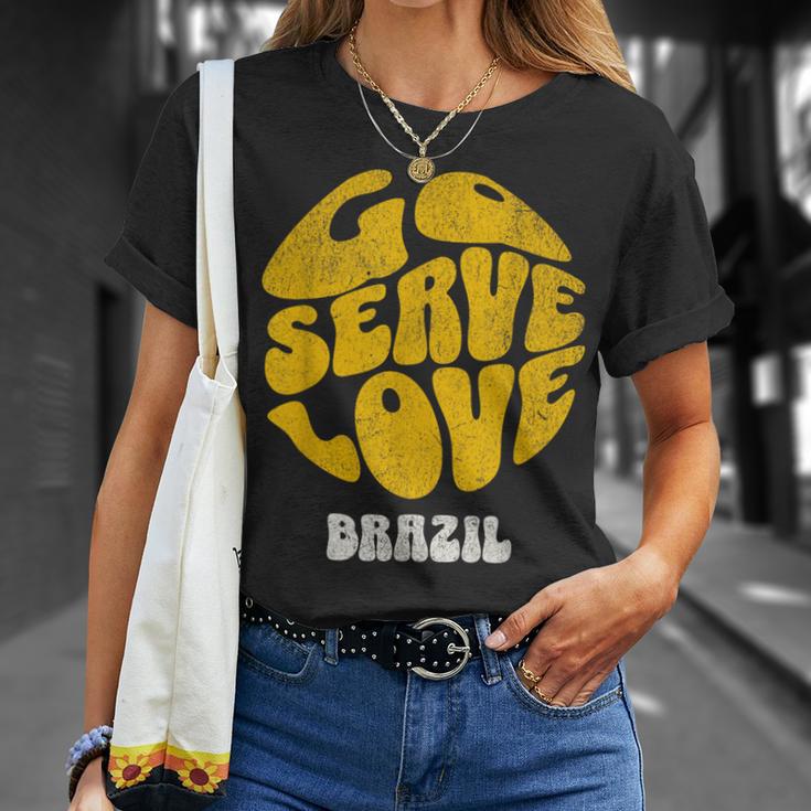 Go Serve Love Brazil Mission Trip Team Service Project T-Shirt | Mazezy