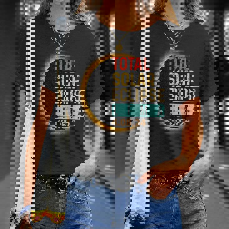 Lima Oh Ohio Total Solar Eclipse Party 2024 Phases Totality T-Shirt - Seseable