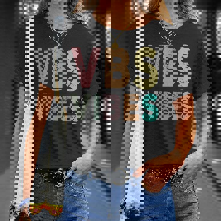 Retro Vbs Vibes Vbs 2024 Vacation Bible School Group T-Shirt - Seseable