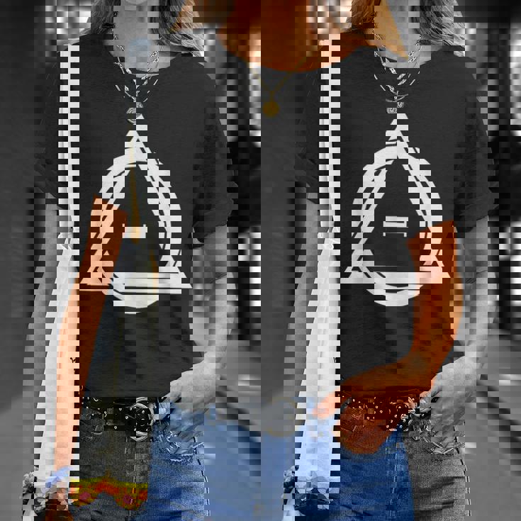 Therian Symbol Quadrobics Sport Sign White T-Shirt - Monsterry