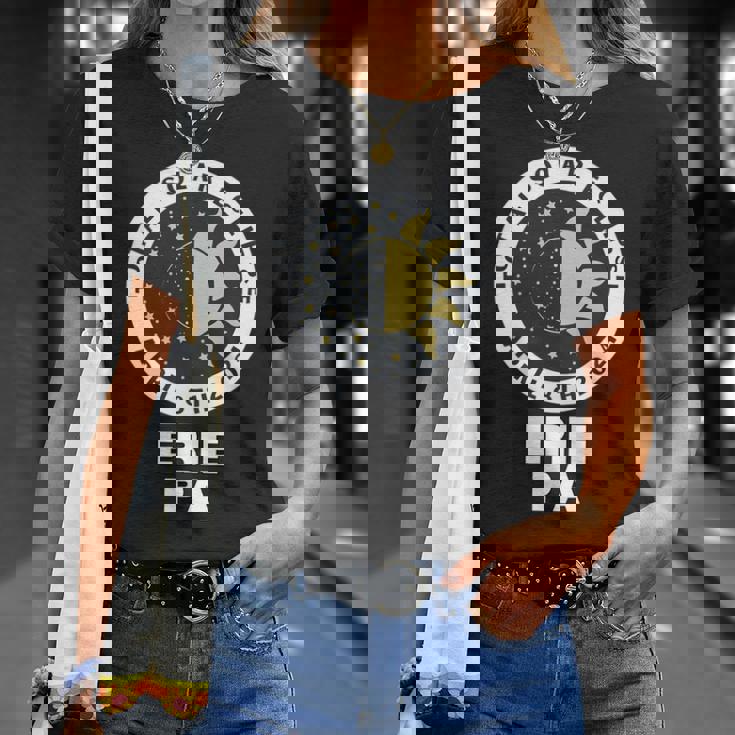 Total Solar Eclipse Erie Pennsylvania Totality 2024 T-Shirt - Seseable