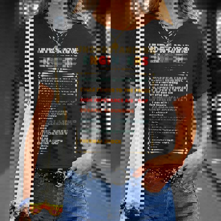 Understanding Engineers Cycle Power To The Panel T-Shirt - Monsterry