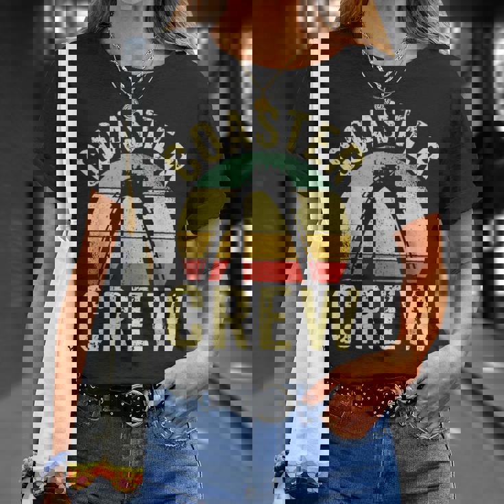 Vintage Rollercoaster Crew I Family Roller Coaster T-Shirt - Monsterry