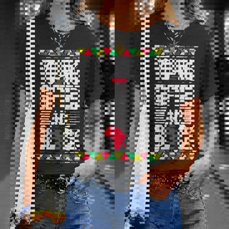 Younged And Black African Pride Black History Month T-Shirt - Seseable