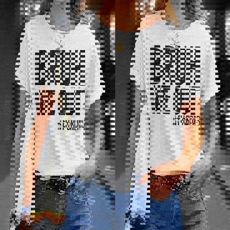 Bruh We Out 5Th Graders Fifth Grade Graduation Class 2024 T-Shirt ...