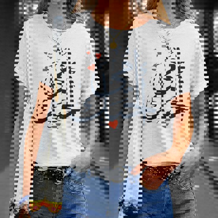 Love Mom Mother Arabic Calligraphy Mama Bhebek In Lebanese T-Shirt ...