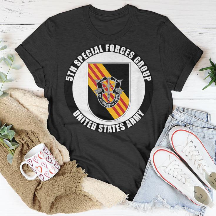 5Th Special Forces Group United States Army Veteran Military T-Shirt ...