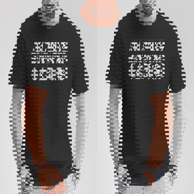 Alcatraz Prison Uniform Penitentiary Inmate Prisoner Costume T-Shirt ...