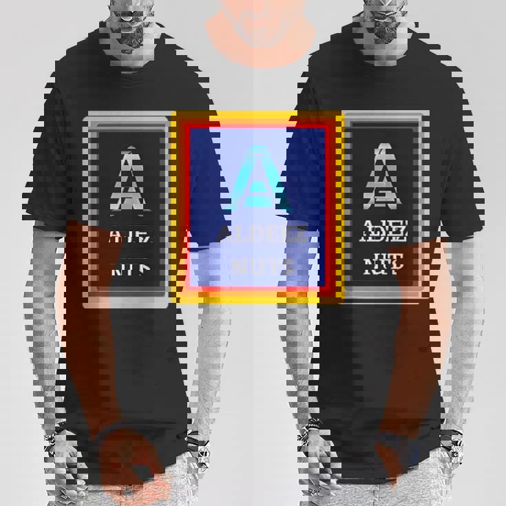 Aldeez Nuts Meme Deez Nuts Corner Logo T-Shirt - Monsterry