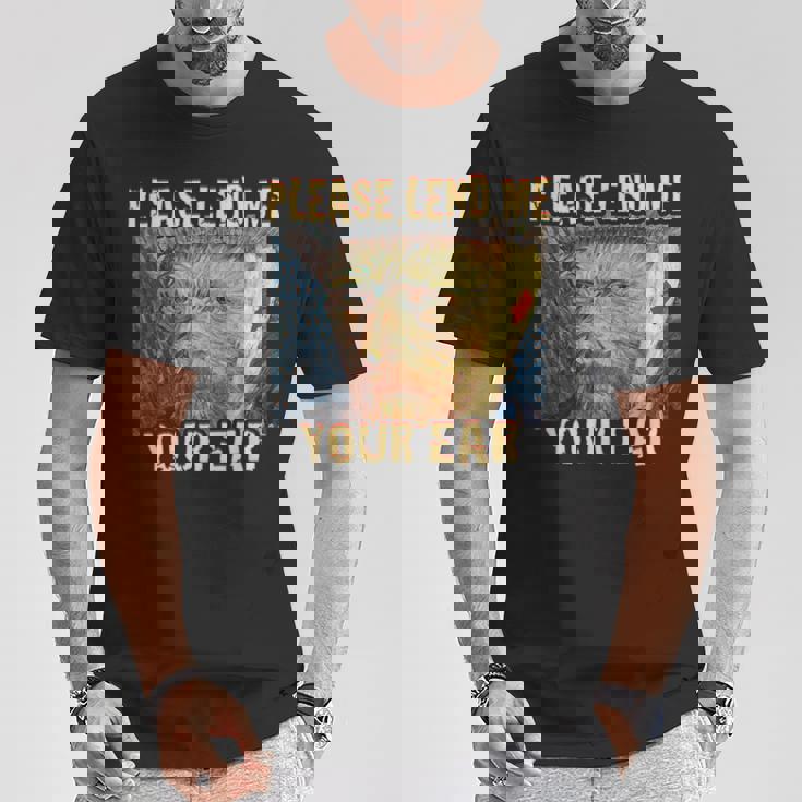 Artsy Van Gogh Meme For For Artists Men T-Shirt - Monsterry