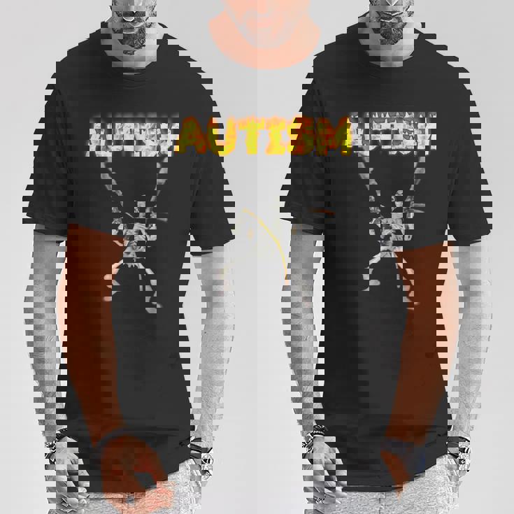 Autism Skeleton Oddly Specific Dank Meme T-Shirt | Mazezy